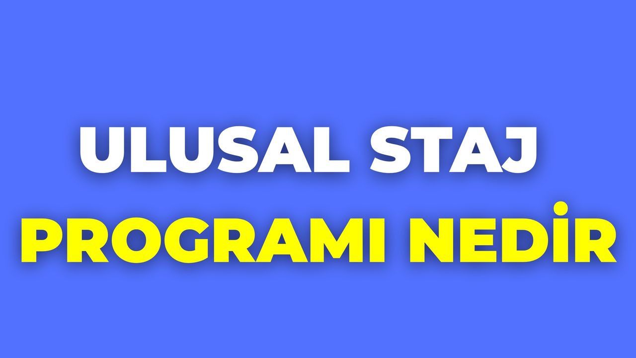 Ulusal Staj Programı Nedir - Urfa Haberleri
