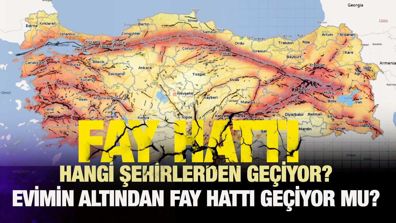Evinizin Altında Fay Hattı Var mı? 2025 Deprem Tehlike Haritası ...
