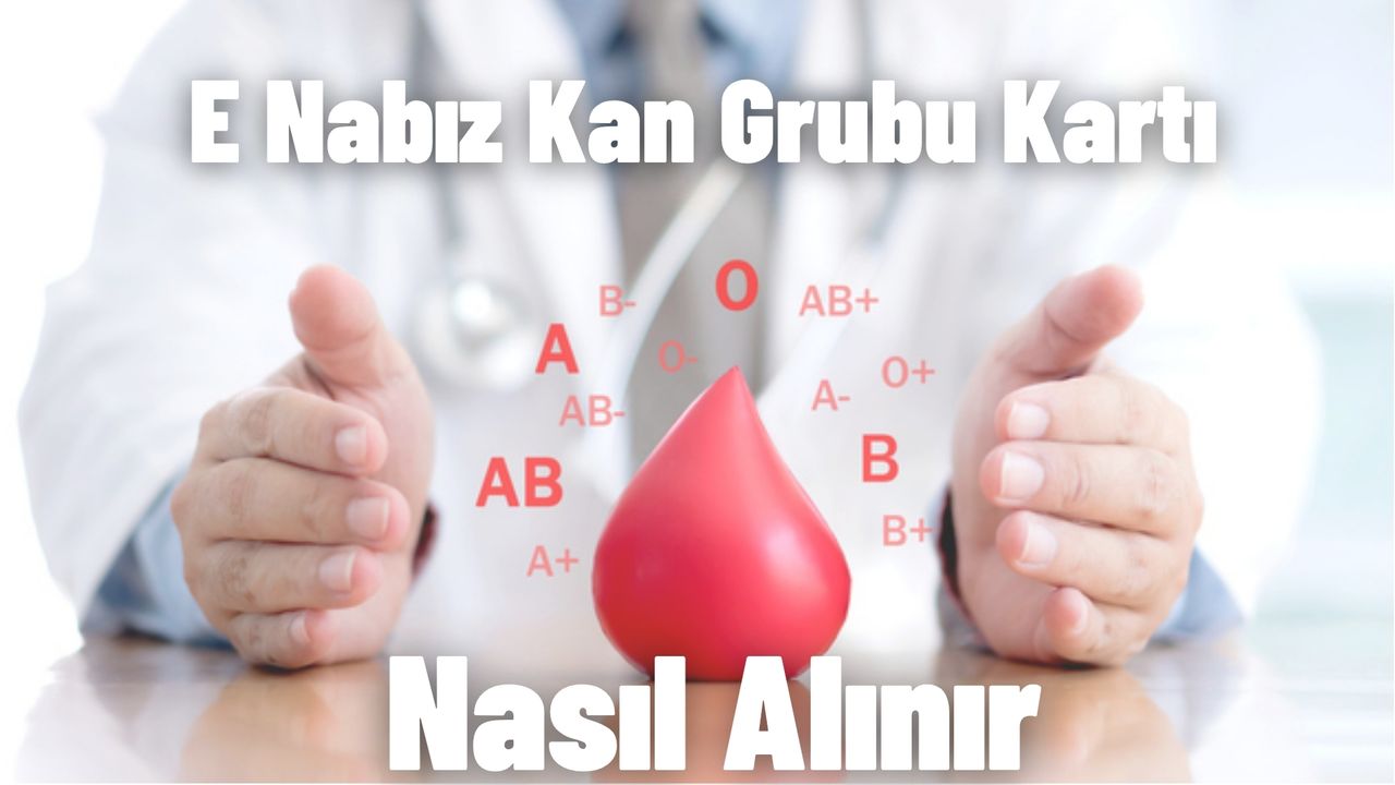 E Nabız Kan Grubu Kartı Nasıl Alınır - Urfa Haberleri
