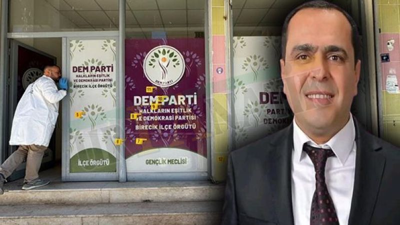 DEM Partiye silahlı saldırı sonrası Başkan Mehmet Begit’ten açıklama ...