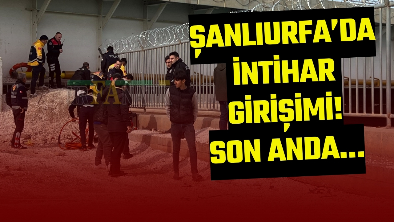 Şanlıurfa’da İntihar Girişimi! Son anda… - Urfa Haberleri