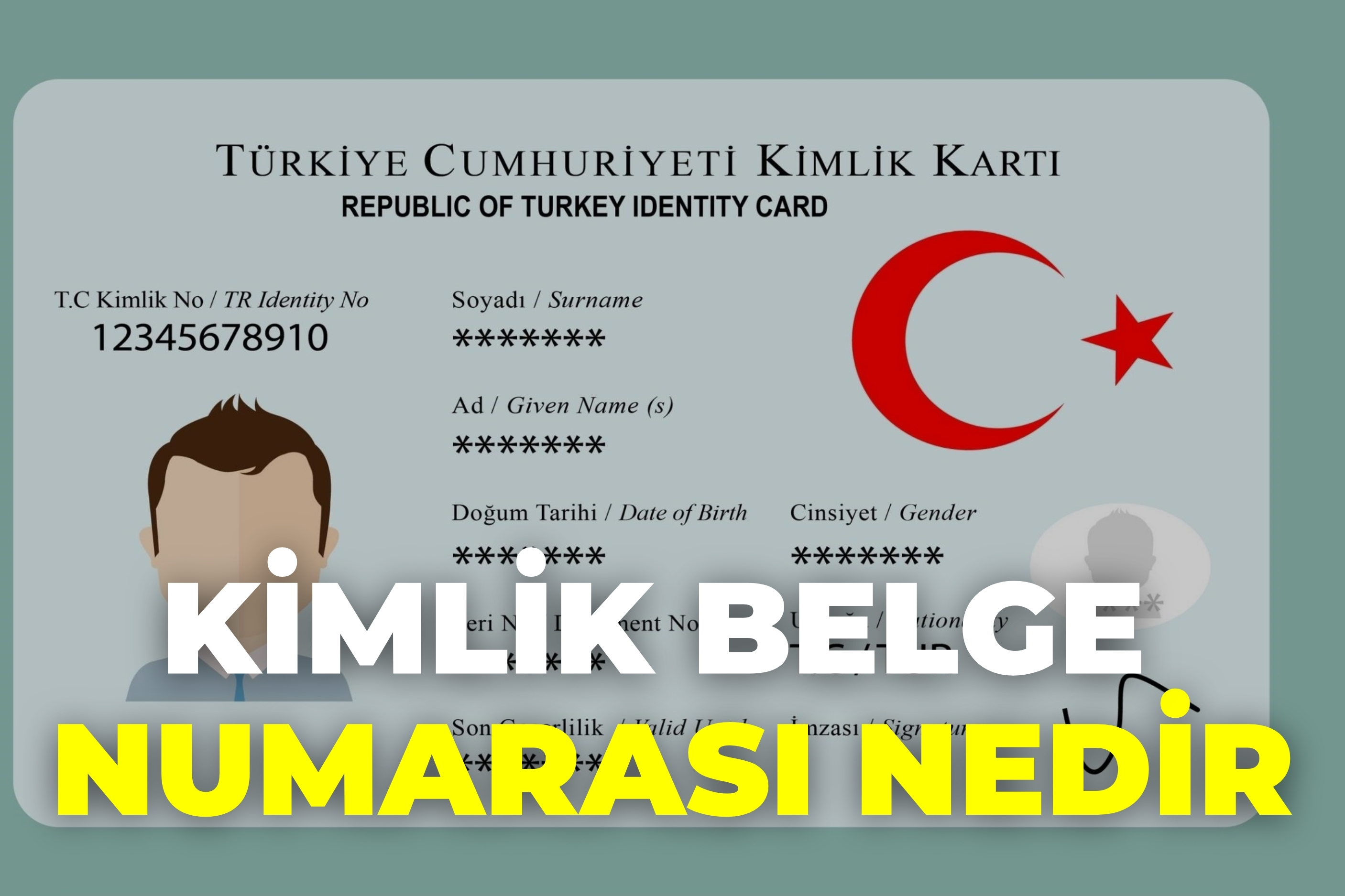 Kimlik Belge Numarası Nedir - Urfa Haberleri