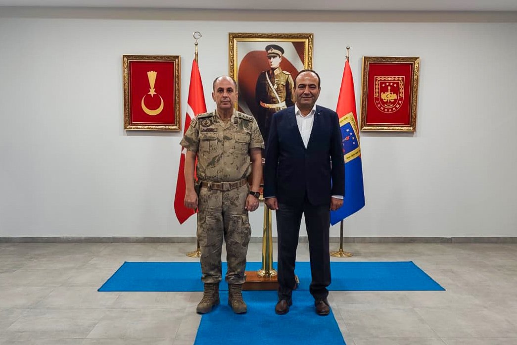 Albay Ali Naci Aldemir, Şanlıurfa Protokolünü Jandarma Komutanlığı’nda ...