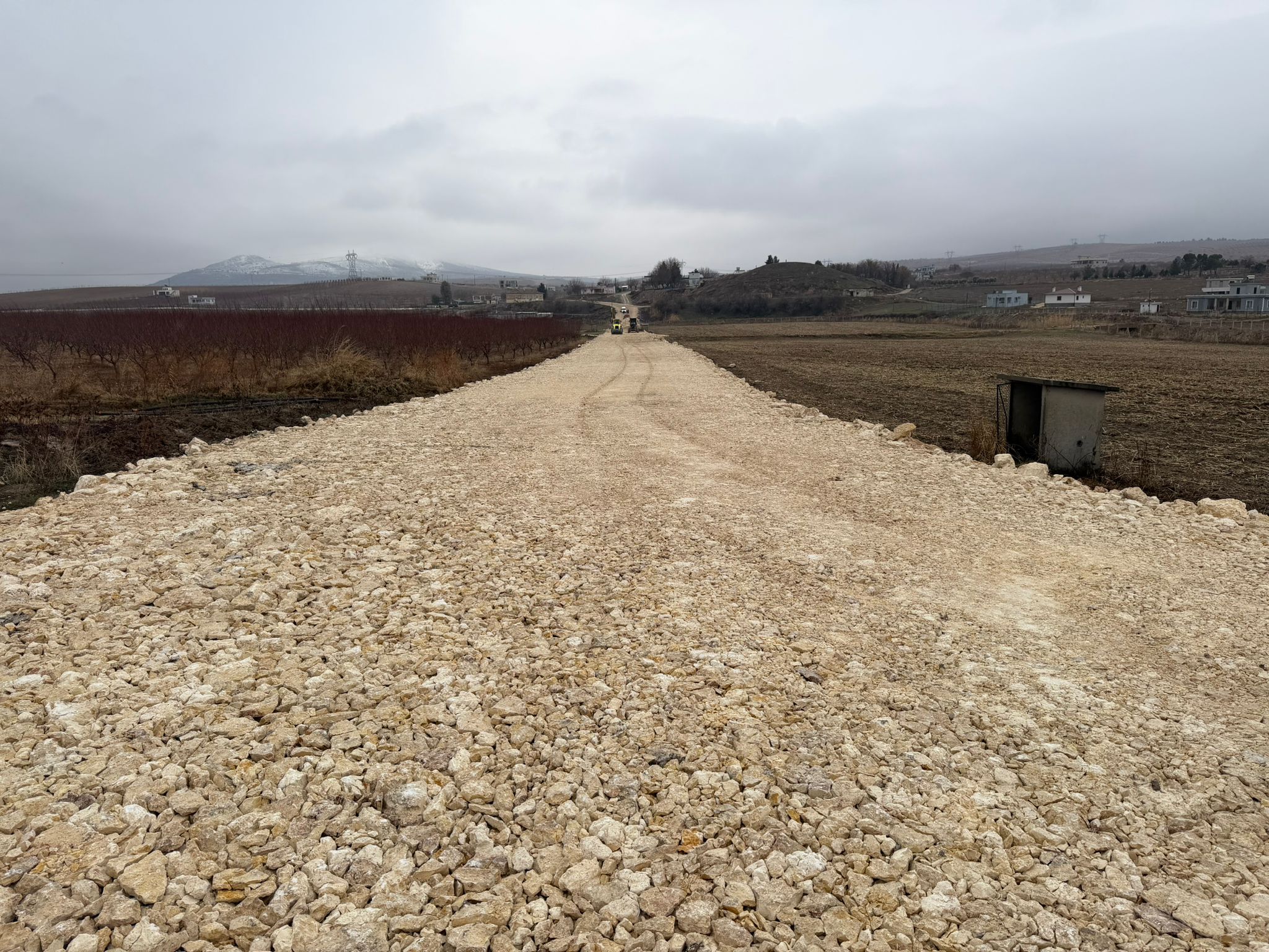 Karaköprü Kırsal Mahallelerinde Yol Yapım Çalışmaları Devam Ediyor ...